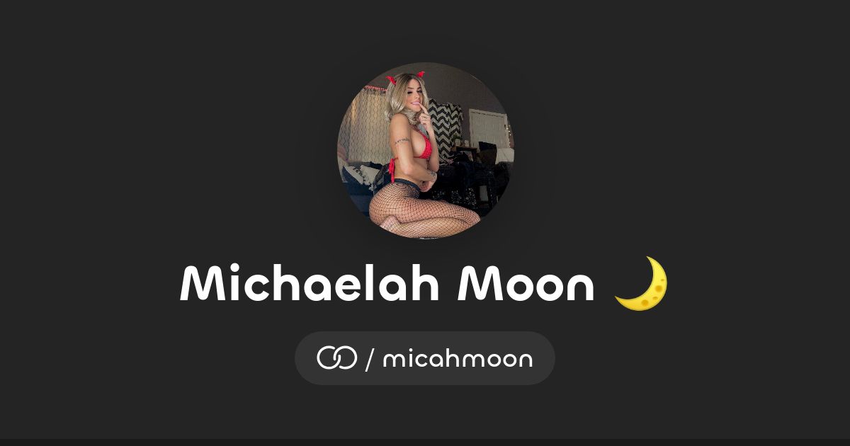 Michaelah Moon 🌙 (/micahmoon) · solo.to