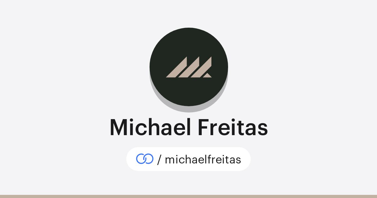 Michael Freitas (/michaelfreitas) · solo.to