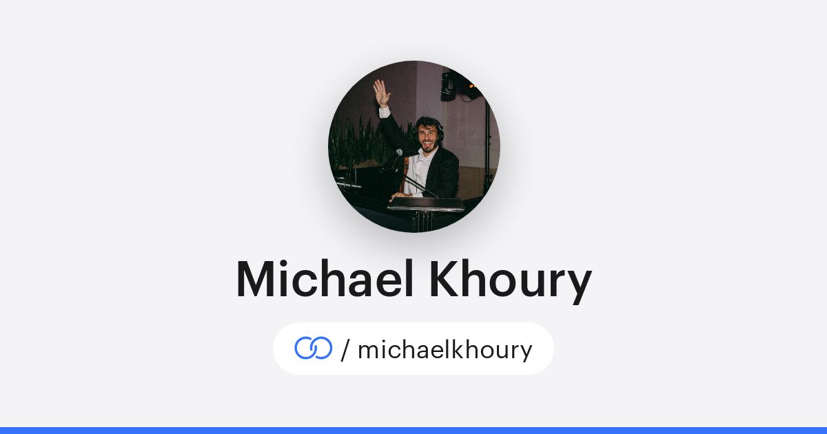 Michael Khoury (/michaelkhoury) · solo.to