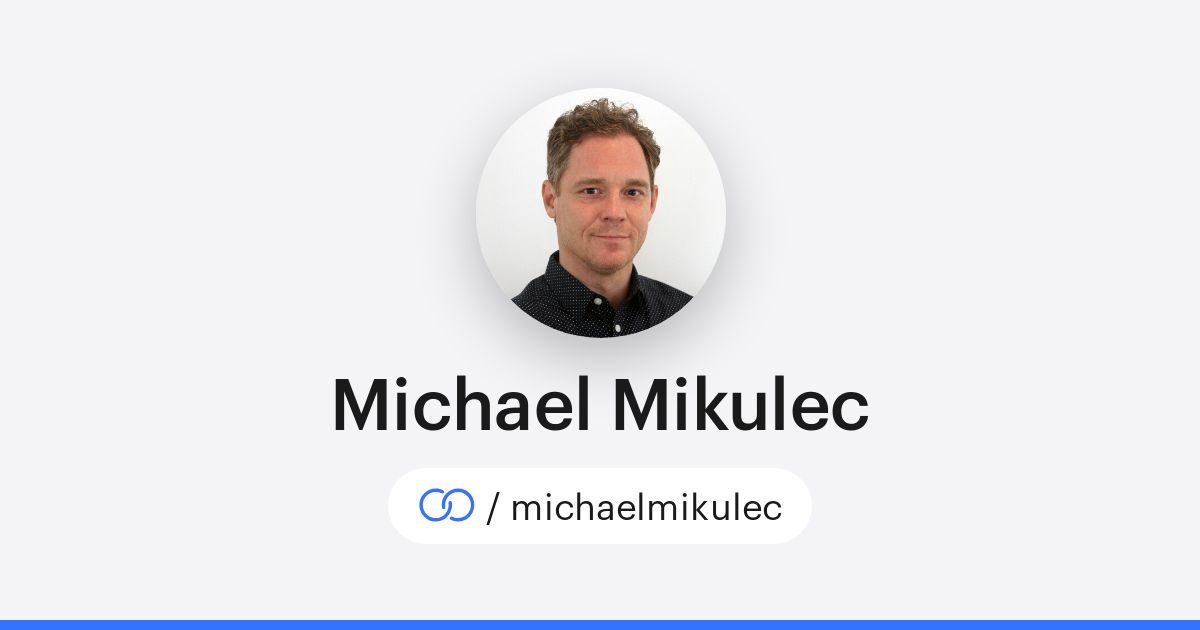 Michael Mikulec (/michaelmikulec) · solo.to