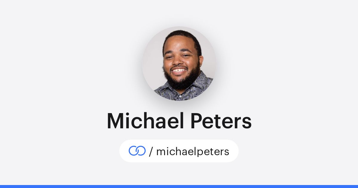 Michael Peters (/michaelpeters) · solo.to
