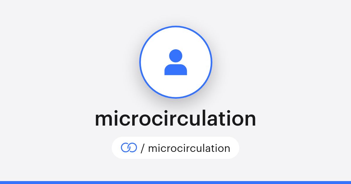 Microcirculation Solo To