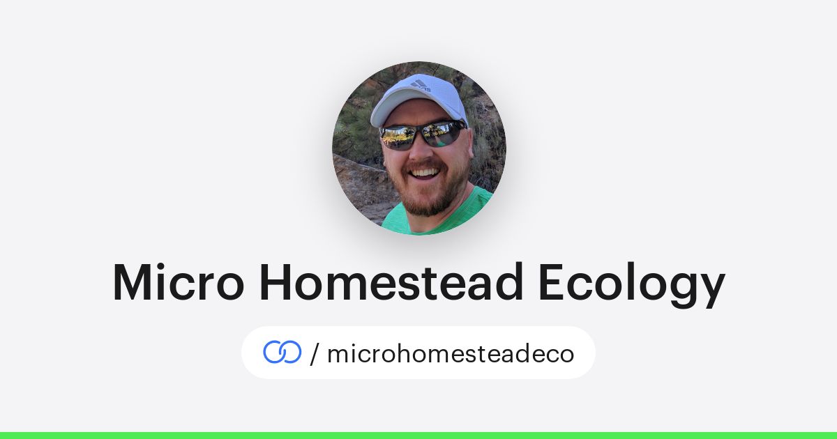 Micro Homestead Ecology (/microhomesteadeco) · solo.to