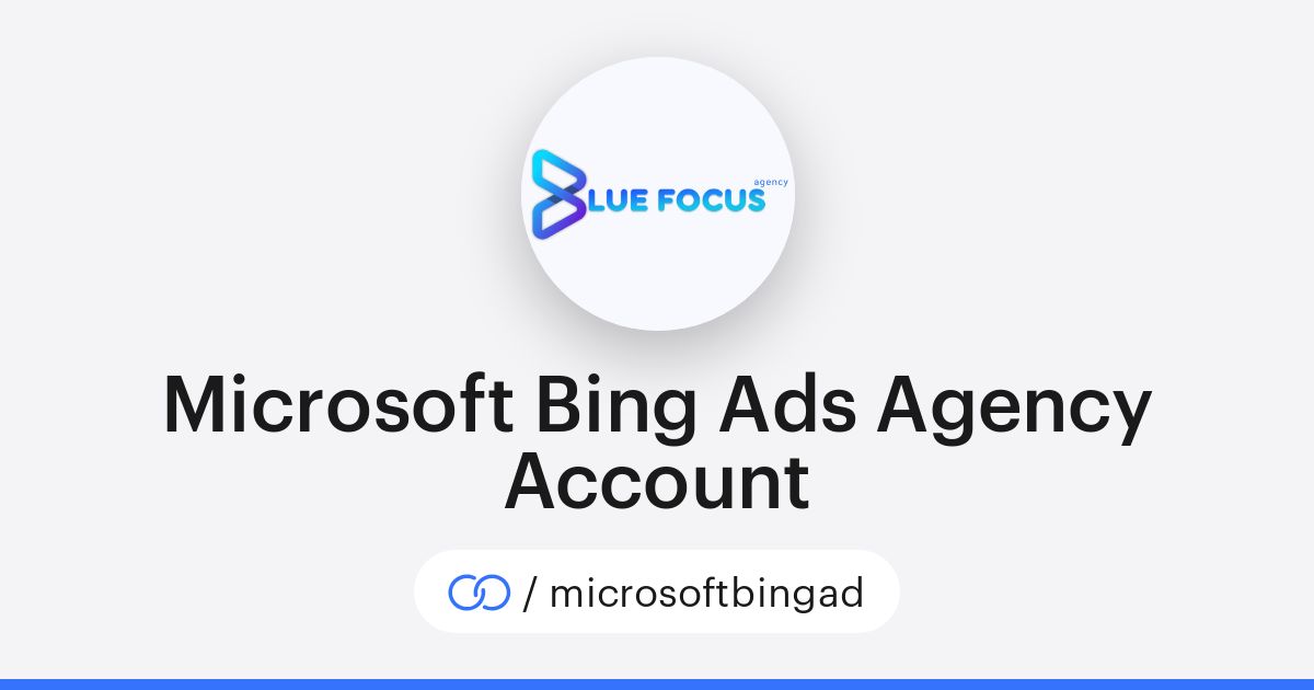 Microsoft Bing Ads Agency Account (/microsoftbingad) · solo.to
