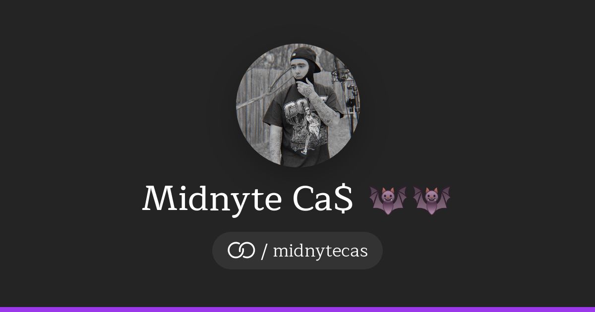 Midnyte Ca$ 🦇🦇 (/midnytecas) · solo.to