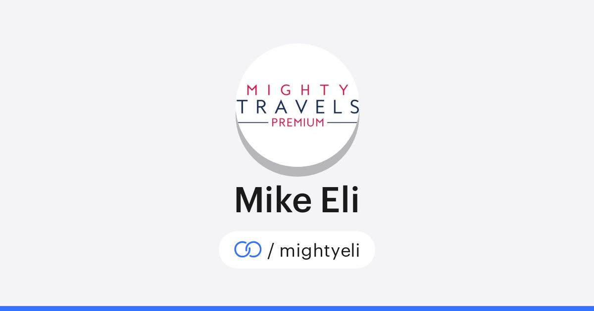 Mike Eli (/mightyeli) · solo.to