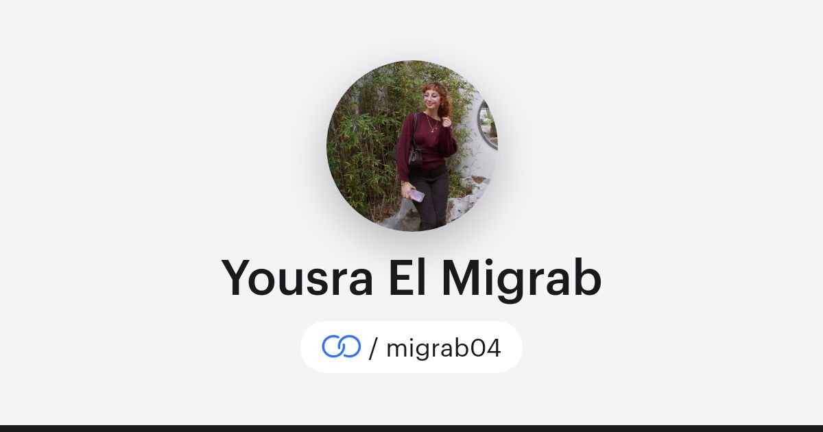 Yousra El Migrab (/migrab04) · solo.to