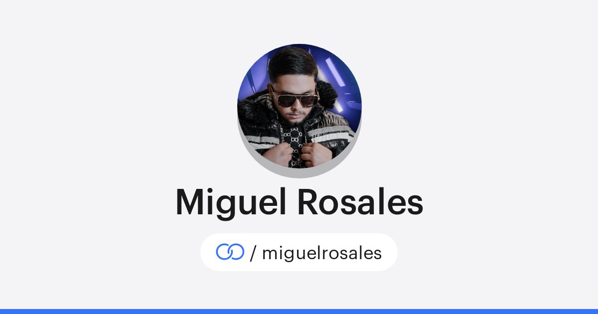 Miguel Rosales (/miguelrosales) · solo.to