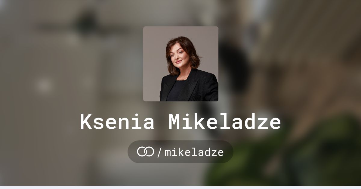 Ksenia Mikeladze (/mikeladze) · solo.to