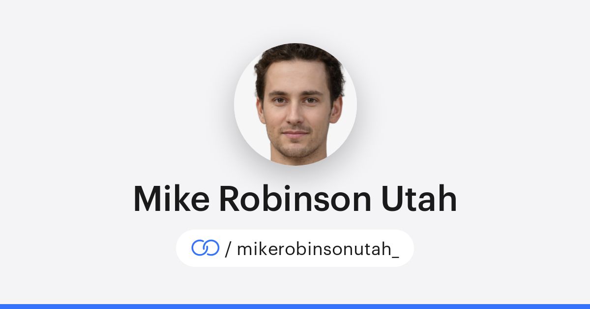 Mike Robinson Utah (/mikerobinsonutah_) · solo.to