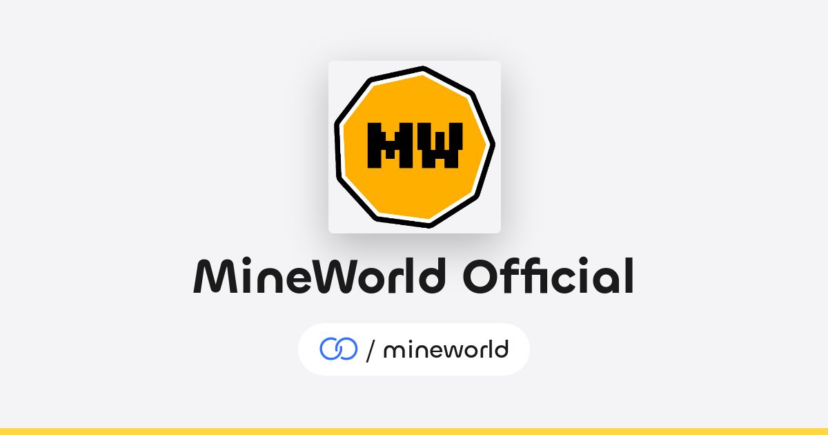 MineWorld Official (/mineworld) · solo.to