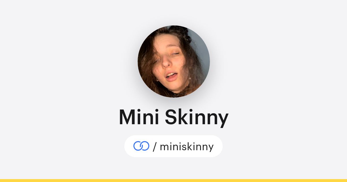 Mini Skinny (/miniskinny) · solo.to