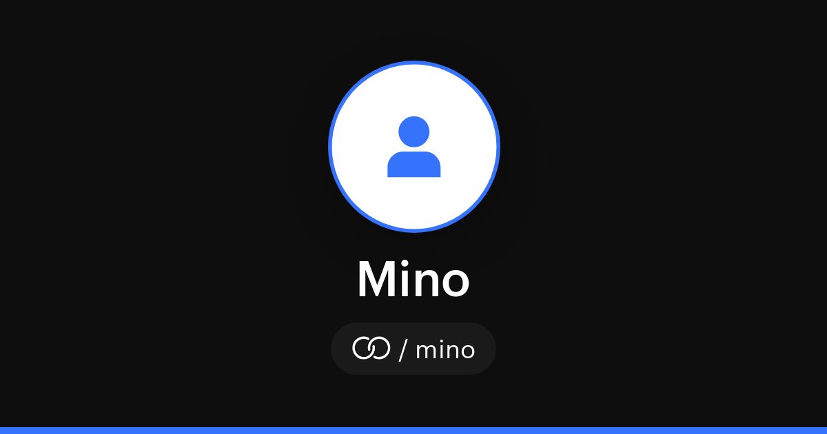 Mino · solo.to