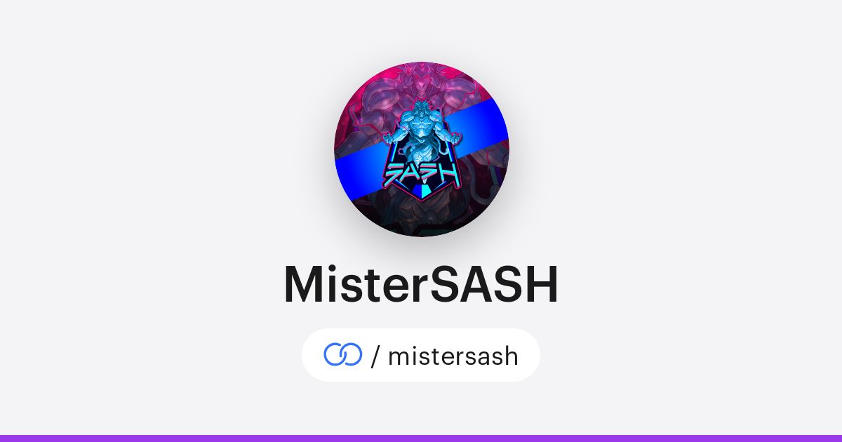 MisterSASH · solo.to