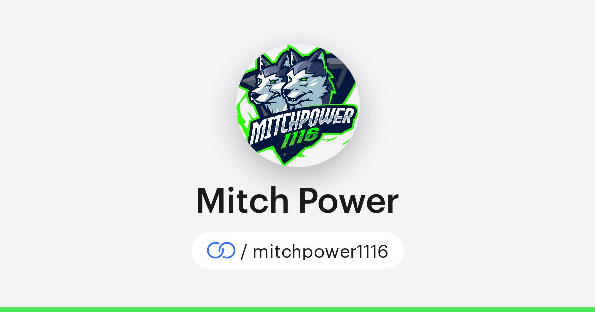Mitch Power (/mitchpower1116) · solo.to