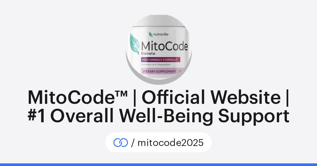 MitoCode™ | Official Website | #1 Overall Well-Being Support (/mitocode2025) · solo.to