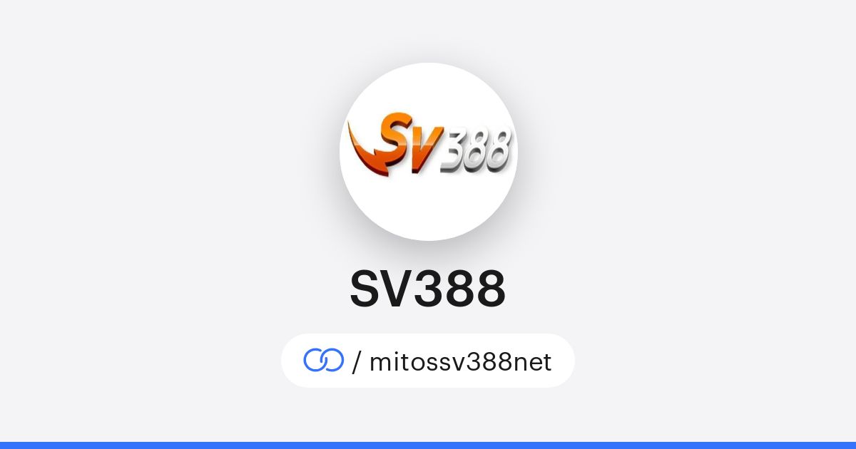 SV388 (/mitossv388net) · solo.to