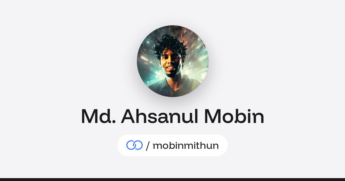 Md. Ahsanul Mobin (/mobinmithun) · solo.to