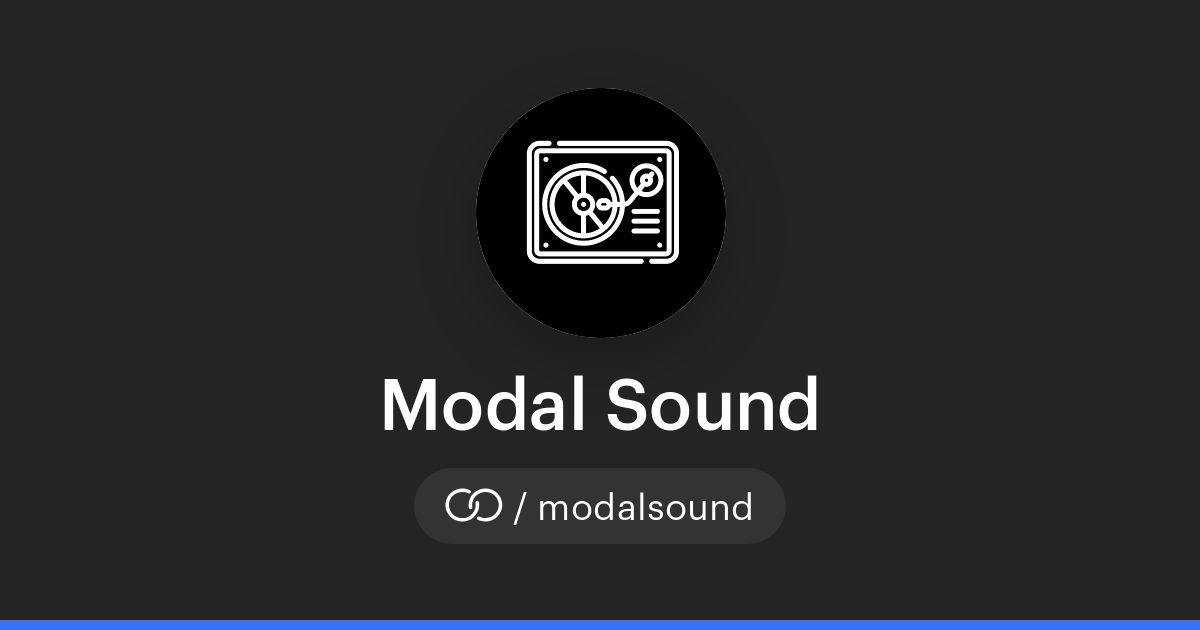 Modal Sound (/modalsound) · solo.to