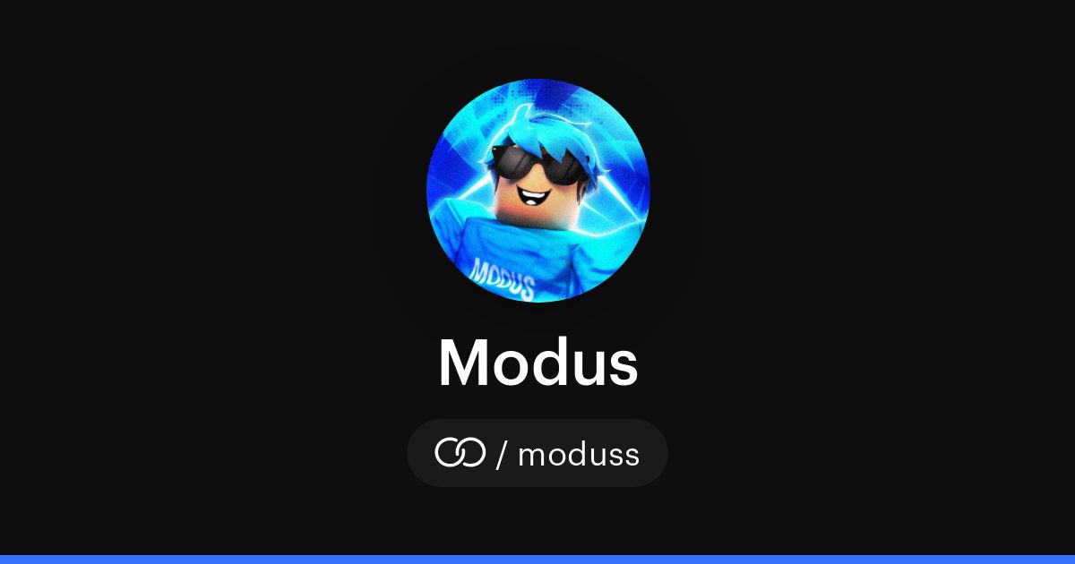 Modus (/moduss) · solo.to