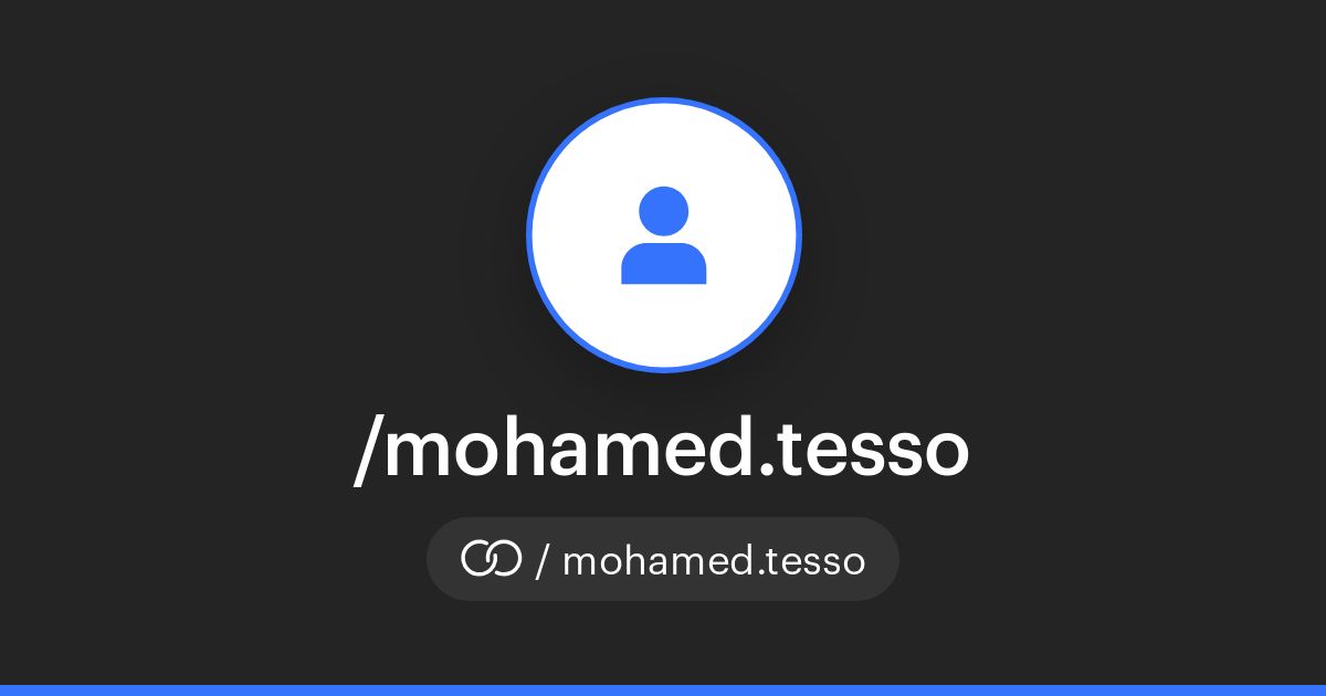 /mohamed.tesso · solo.to