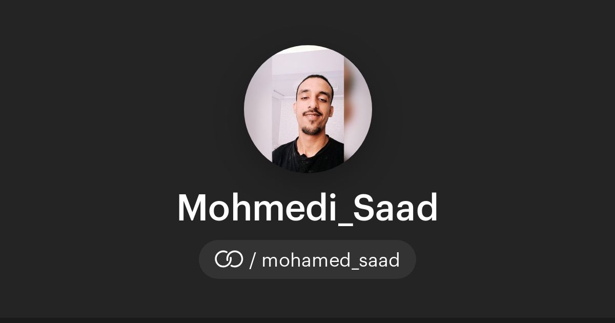 Mohmedi_Saad (/mohamed_saad) · solo.to