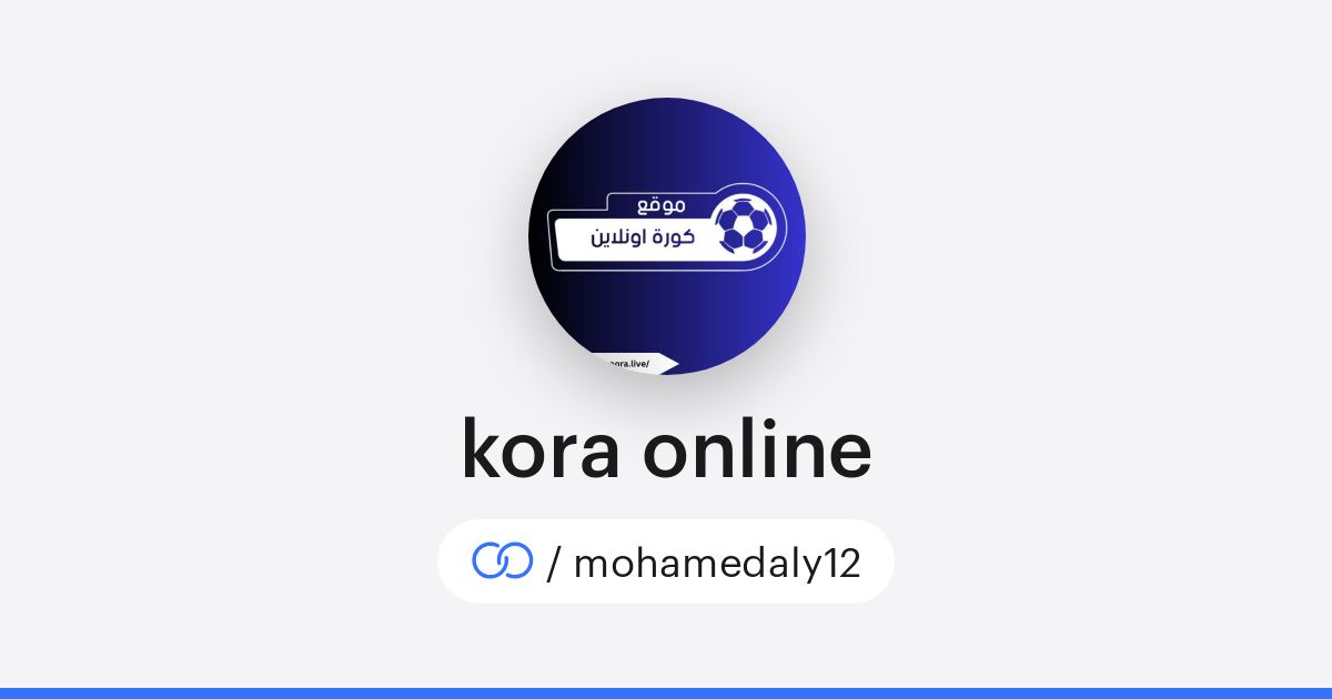 kora online (/mohamedaly12) · solo.to