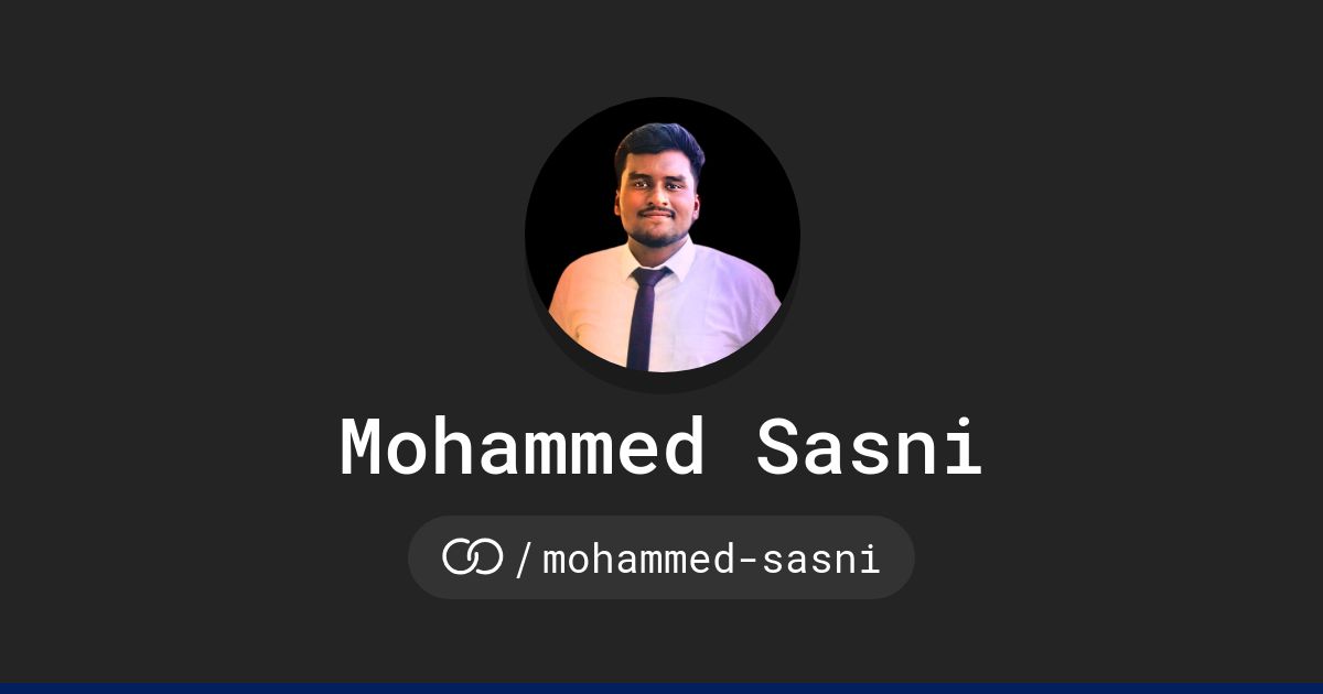 Mohammed Sasni (/mohammed-sasni) · solo.to