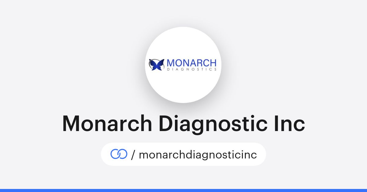 Monarch Diagnostic Inc (/monarchdiagnosticinc) · solo.to
