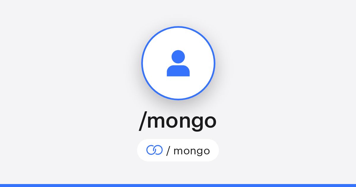 /mongo · solo.to