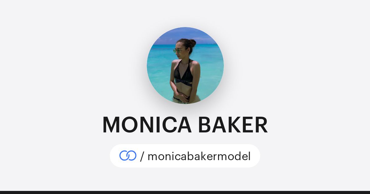 MONICA BAKER (/monicabakermodel) · solo.to