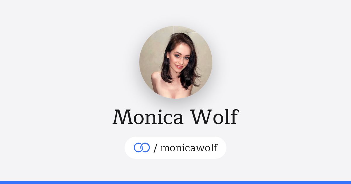 Monica Wolf (/monicawolf) · solo.to