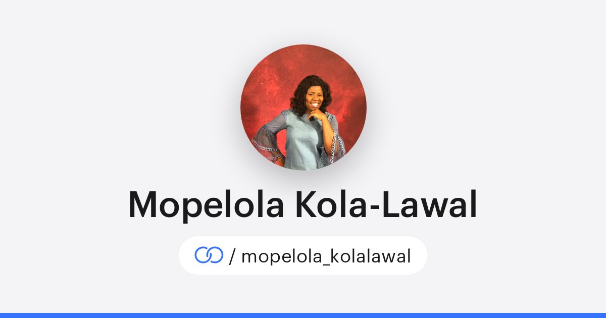 Mopelola Kola-Lawal (/mopelola_kolalawal) · solo.to