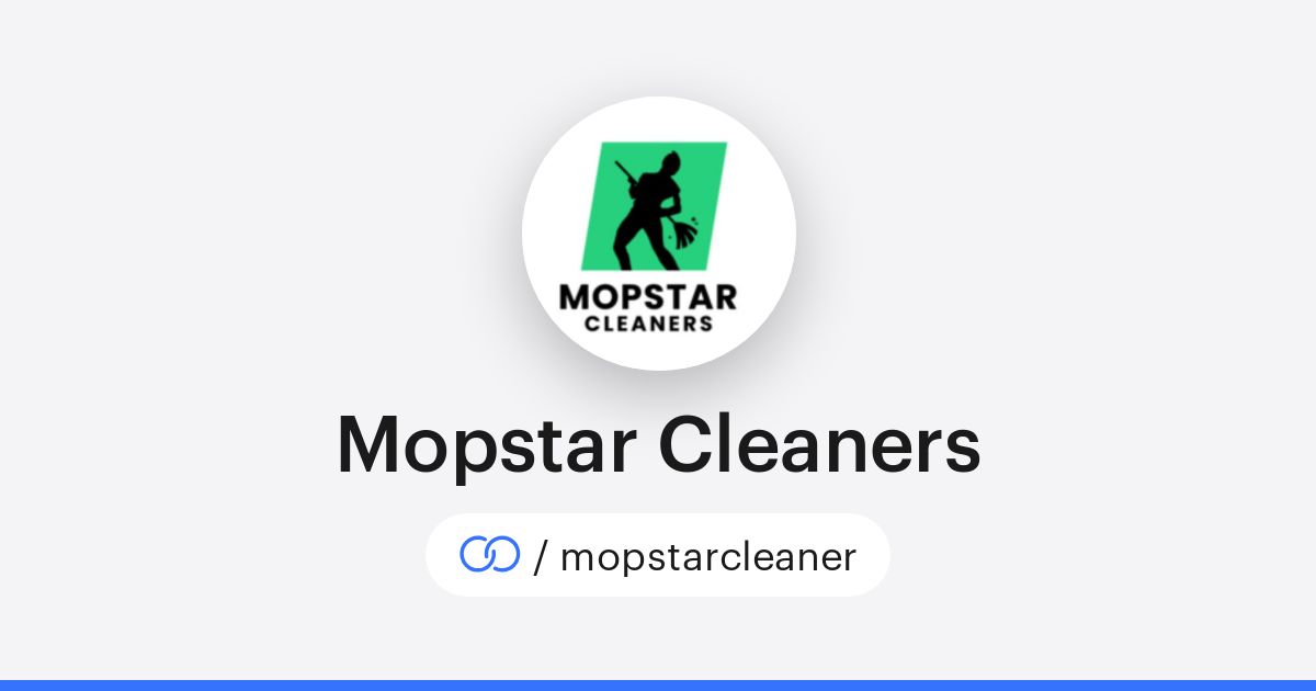Mopstar Cleaners (/mopstarcleaner) · solo.to