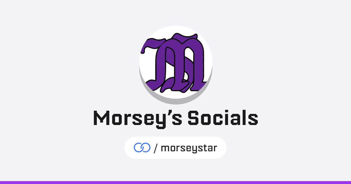 Morsey’s Socials (/morseystar) · solo.to