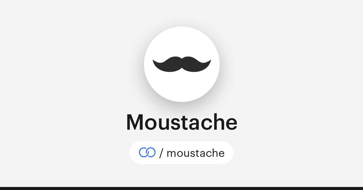 Moustache · solo.to