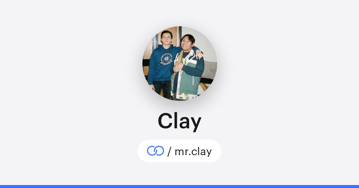 Clay (/mr.clay) · solo.to