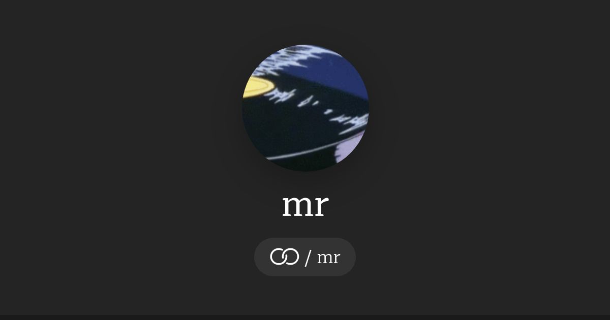 mr · solo.to