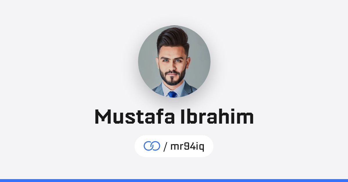 Mustafa Ibrahim (/mr94iq) · solo.to