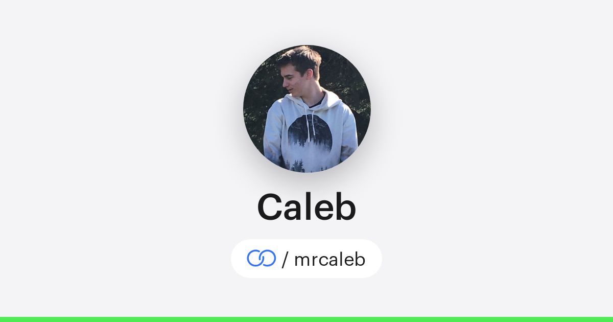 Caleb (/mrcaleb) · solo.to