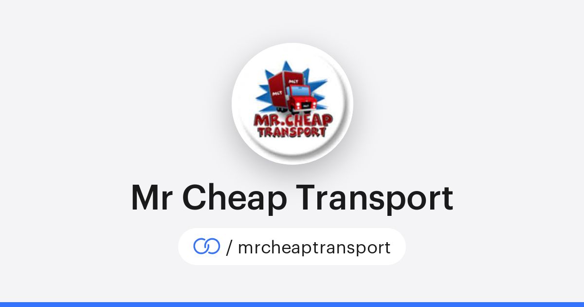 Mr Cheap Transport (/mrcheaptransport) · solo.to