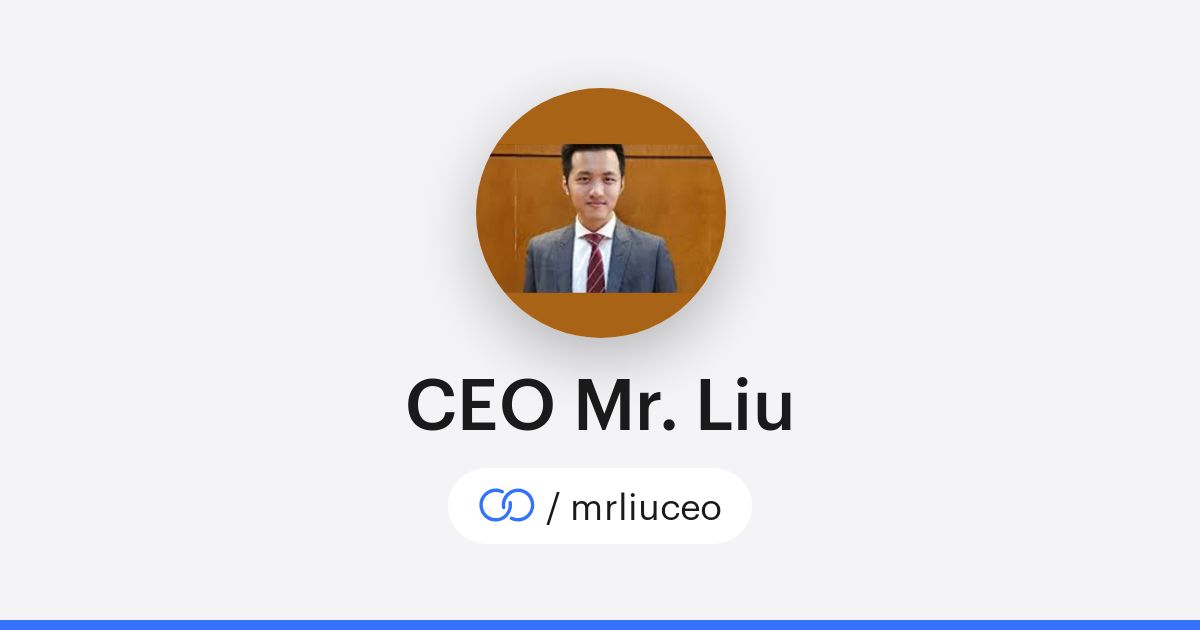 CEO Mr. Liu (/mrliuceo) · solo.to