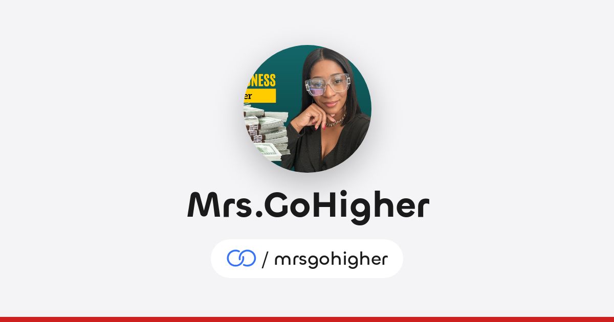 Mrs.GoHigher (/mrsgohigher) · solo.to
