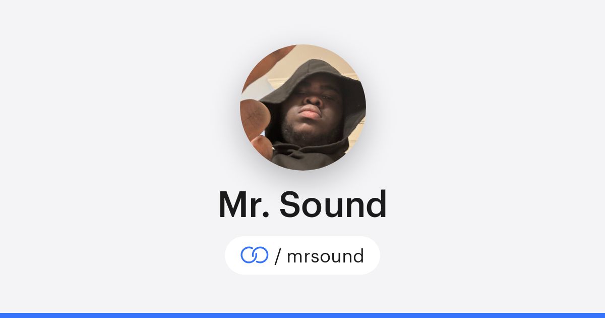 Mr. Sound (/mrsound) · solo.to
