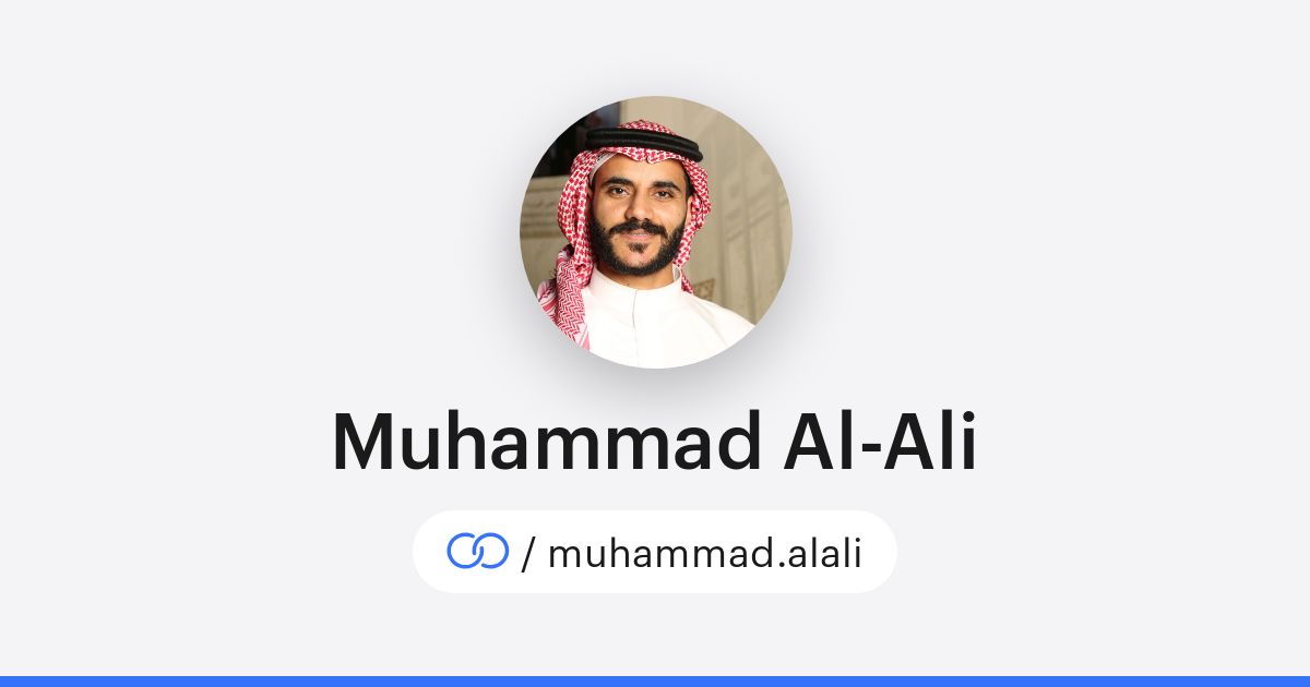Muhammad Al-Ali (/muhammad.alali) · solo.to