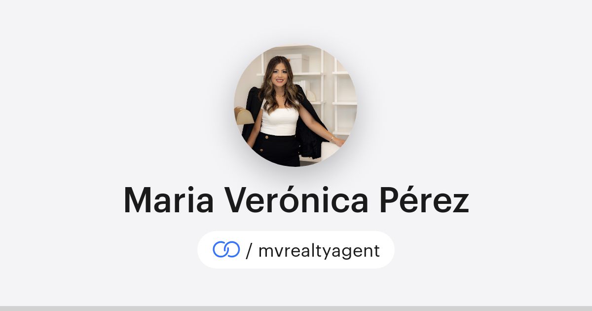 Maria Verónica Pérez (/mvrealtyagent) · solo.to