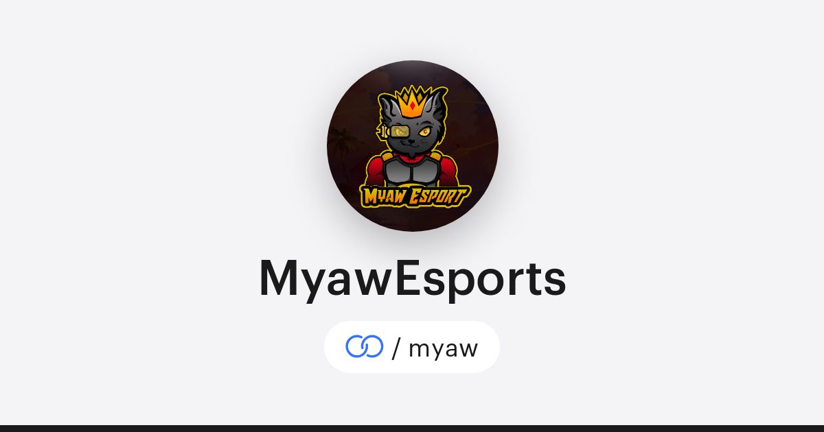 MyawEsports (/myaw) · solo.to
