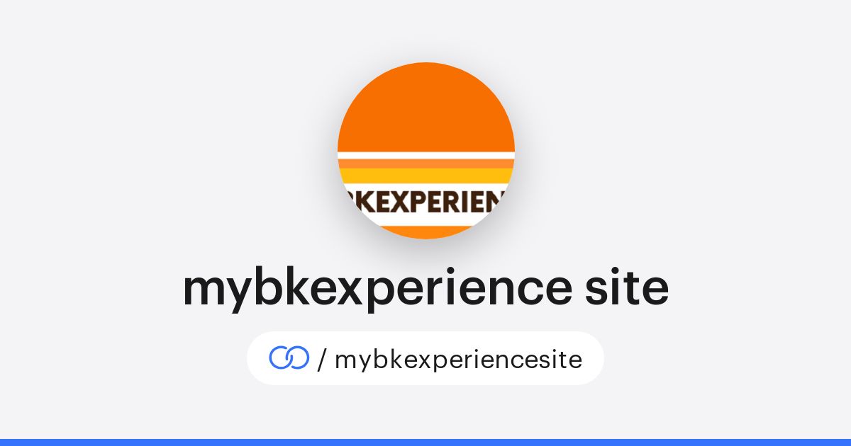 mybkexperience site (/mybkexperiencesite) · solo.to