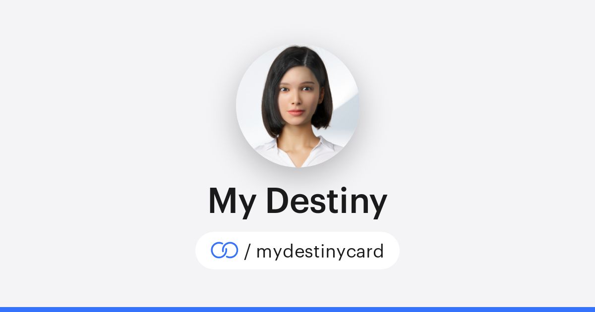 My Destiny (/mydestinycard) · solo.to