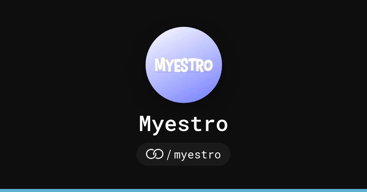Myestro · solo.to